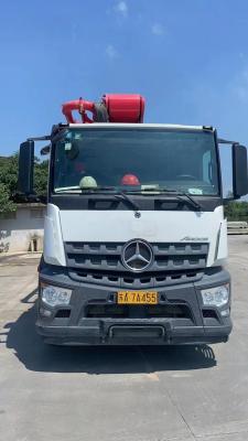 중국 14500*2500*4000mm 4부리 부문 사용 된 Sy-Benz 차시 자동 62 미터 펌프 자동차 판매용