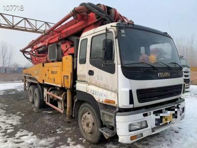 Chine 2010 Pompes à béton d'occasion SY5313THB Mercedes Isuzu Pompes montées sur camion à vendre
