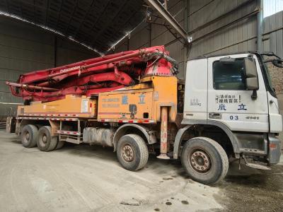 中国 Zoomlion コンクリートポンプトラック 2014年 エレファントストックトラック 46m マックスブーム長 販売のため