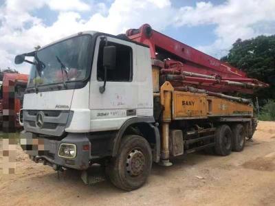 China 37m Concrete Pump Trucks on 2011 Benz Chassis Excellent Condition boom concrete pump truck for sale