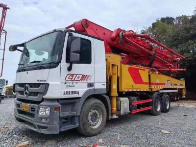 China Boom concrete pump truck 52m Concrete Pump Truck with Mercedes Benz Chassis for Construction Projects for sale
