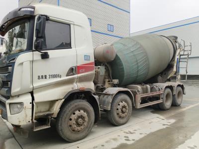 China 10 Square Industrial Heavy Duty Concrete Mixer White With Hino Engines for sale
