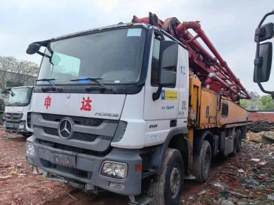 Китай Зеленый 38 метров бетонный насос в 13 лет хорошее состояние конструкция цилиндр тип продается