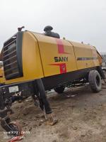 Quality Sy Cylinder Type Used Trailer Concrete Pump With Hydraulic Power for sale