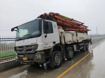 China Used 56 Meters Zoomlion Pump Cement Truck Cylinder Type Fully Hydraulic for sale