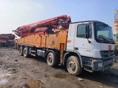 Китай 49 метров Горизонтальный охват Бетонный насос с цилиндровой структурой продается