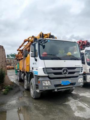 중국 중고용 콘크리트 펌프 트럭 전체 무게 42870kgs 메르세데스 벤츠 Xc Mg 56 M 부품과 함께 판매용
