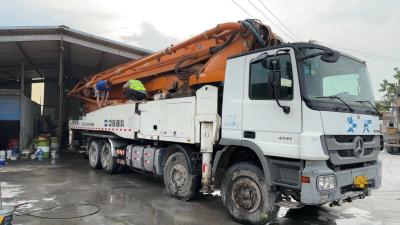 Китай Гидравлический процесс обработки Красный 56 метров Бетон насос грузовик Прямая доставка Zoomlion продается