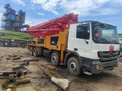 Китай 42 M Пуцмайстер Бетонный насосный грузовик Ремонтирован с Mercedes шасси запасные части продается