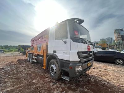 Китай Инвентарь 36 метров отремонтированное состояние бетонный насосный грузовик с 4 бум секций продается