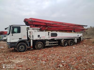 Китай 56-метровый бетонный насосный грузовик Общая масса 42950кг для ваших строительных проектов продается
