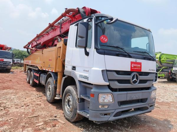 Quality 2019 SANY 56 meters used concrete pump truck, new condition, good price for sale