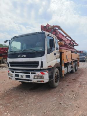 China 2013 Putzmeister 38m Concrete Pump On ISUZU Chassis In Stock With Basic Maintenance In Excellent Working Condition for sale