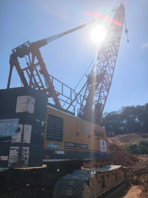 China 2019 SANY 60 Tons Used Crawler Crane ISO9001 Certified 40m Lifting Height for sale