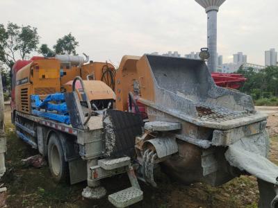 Cina Piccolo motore portatile diesel elettrico rimorchio idraulico caricato pompa di micro calcestruzzo pompa di cemento in vendita
