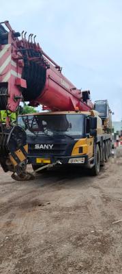 China SA NY 130 ton mobiele kraan vouwontwerp 7 boom sectie 4 assen Te koop