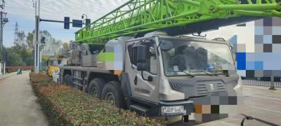 Chine Five Arms Green Used Boom Truck Crane Professional With High Efficiency à vendre