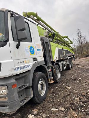 China 2019 Special Sale Zoomlion 63m Concrete Pump Truck Maximum Cloth Height 62.1M Shaft Number 4 Used for Construction Projects for sale
