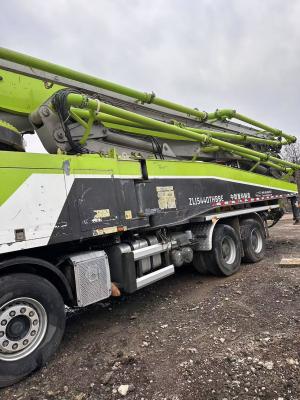 China 2019 Special Sale Zoomlion 63m Concrete Pump Truck Maximum Cloth Height 62.1M Shaft Number 4 Used for Construction Projects for sale