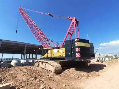 中国 SCC1500A-6 中古 2021 SA NY クローラークレーン 150 トン 建設プロジェクトの最大持ち上げ能力 販売のため