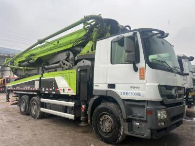 中国 2018年 メルセデス・ベンツ 中古 シャーシ 49m コンクリートポンプ トラック 半乾式 ショットコンクリートタイプ 最大布の高さ 48.7M 販売のため