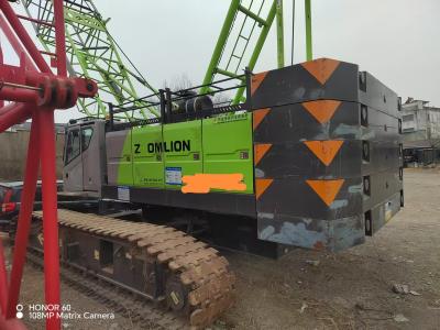 中国 中古 ZOOMLION クローラークレーン 85 トン 建設会社 グリーン 販売のため