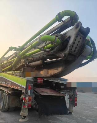 China 56m Used Concrete Pump Truck on Benz Chassis Exported Worldwide with 5 Boom Sections and ±270° Rotation Angle for sale