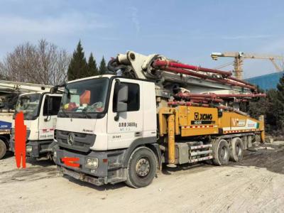 China 2019 XCMG 48m concrete pump truck mounted pump truck chassis for sale for sale