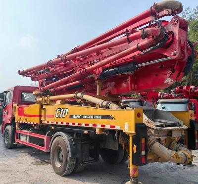 Cina 2022 Usato Sany Industria Pesante 43m Short Boom Concrete Pump Truck per l'accesso flessibile al cantiere in vendita