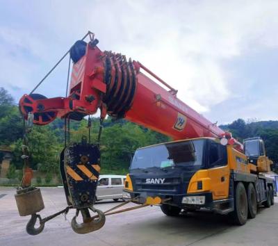 China 80ton Lifting Capacity Hoist Crane Truck Crane Sale STC800E6 for sale