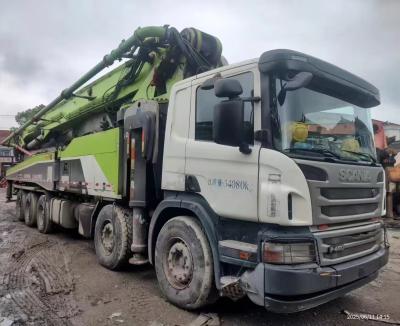 Cina Autobetoniera Zoomlion 63m del 2018 usata con telaio Scania, prezzo scontato in vendita in vendita