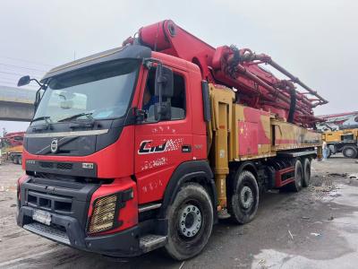 중국 SANY 62m 콘크리트 펌프 - 볼보 섀시, 고효율 & 안정적인 붐 판매용