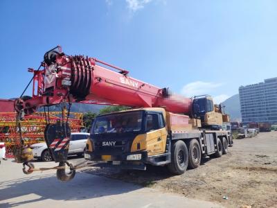 중국 2019년 SANY 80톤 STC800T6 이동식 유압 트럭 크레인, 20톤 카운터웨이트 포함 중량물 운반 장비 판매용