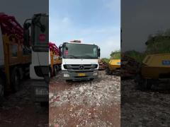 ZOOMLION Concrete pump truck 38 m installation pump truck chassis for sale
