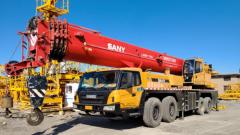 2021 SANY STC800T5 80T truck crane – stock unit, barely used! 5-section 50.5m main boom + 17.5m jib,