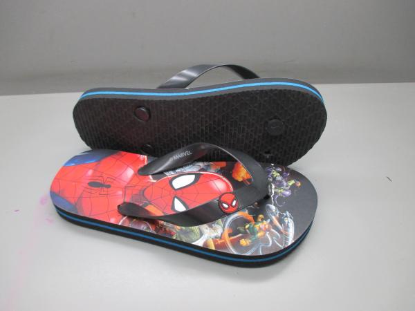 Quality Spider Man Design Childrens Flip Flops Kids Character Sandals Customizable for sale