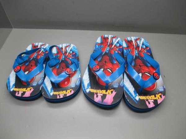 Quality Non Slip Spider Man Kids Summer Slippers Sandals For Casual Outdoor Use for sale