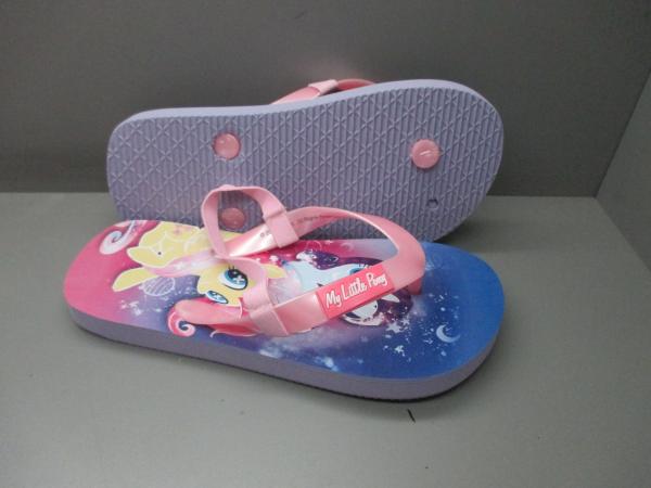 Quality Water Friendly Kids Character Flip Flops Sandals Licensed My Little Pony Style for sale