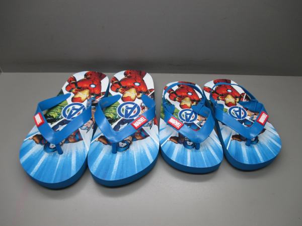 Quality Licensed Marvel Kids Character Flip Flops Sandals Secure Fit Summer Slipper for sale