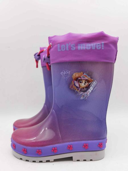Quality PVC Kids Character Rain Boots With Removable Lining Wellington Chelsea Style for sale