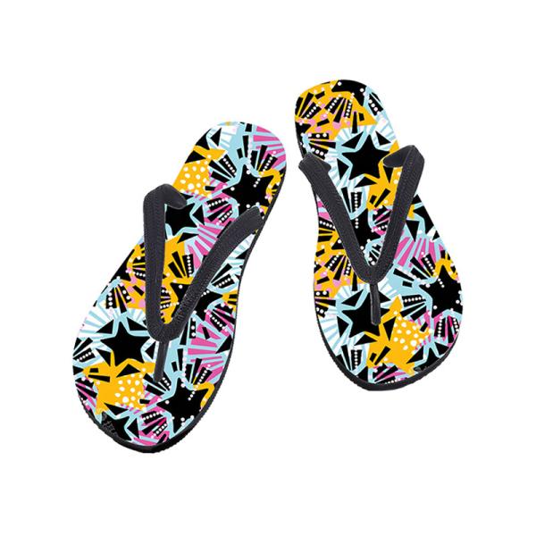 Quality Customized Print Men Summer Flip Flops Beach Sandals For Casual Outings for sale