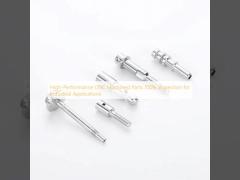 High-Performance CNC Machined Parts 100% Inspection for Industrial Applications