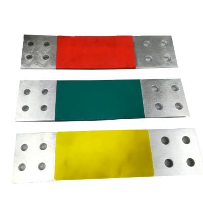 China High Current Insulated Flexible Copper Busbar with Heat Shrink Tube for sale