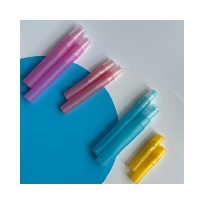 China Industrial 5ml 10ml Volume Refillable Perfume Atomizer with Round Pen Cover Perfume Spray for sale