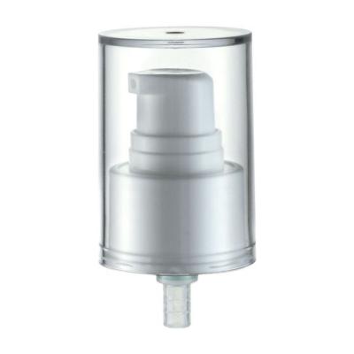 Cina Pompa di trattamento di plastica a copertura piatta per la cura della pelle consegna rapida 18/410 Pompa di crema Spray in vendita