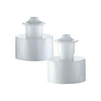 China Plastic Bottle Cap 28/410 Push-Pull Cap for Liqui Bottle Custom Order for sale