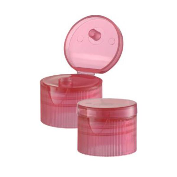 Quality 18/410 Liqui Bottle Flip Top Cap Ribbed Plastic Material and Customized Color for sale