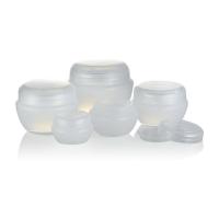 China 60ml Refillable PS Plastic Jar for Cream Face Care Empty Container for sale