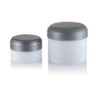 China 60ml Refillable PS Plastic Jar for Cream Face Care Empty Container for sale