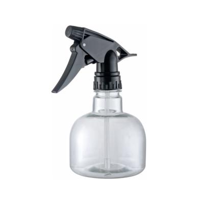 China 250ml Customized Round Shape PET Plastic Bottle with 28/400 Neck Size and Trigger Sprayer for sale